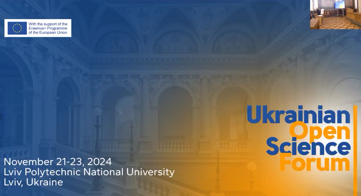 OPUS at the at the Ukrainian Open Science Forum (UOSF-2024) - Open and ...